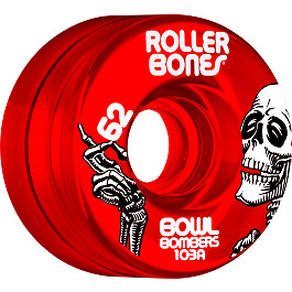 Rollerbones Bowl Bombers Wheels 62mm 103A 8pk Red - Roll One